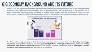 Presentation on Gig economy and Platform workers | PPTX