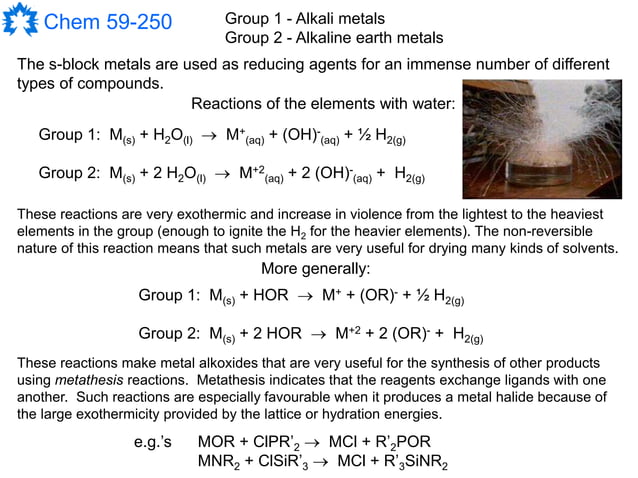 Chemistry main group ppt ............................. | PPT ...