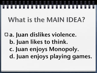 Main Idea | PPT