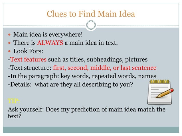 Main idea | PPT