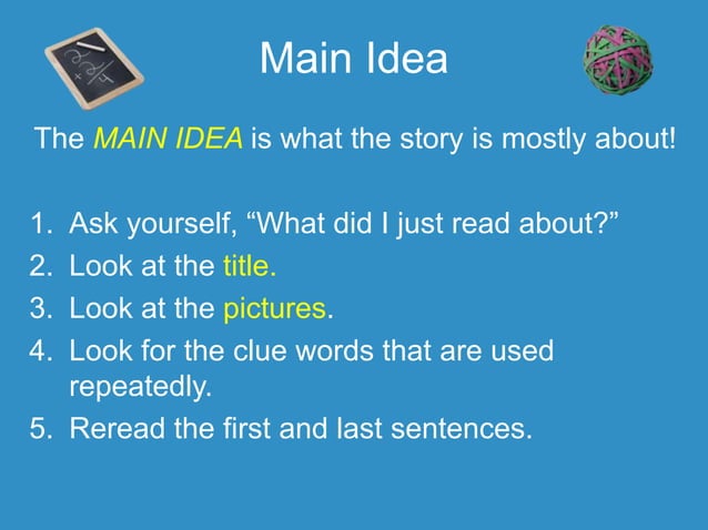 Main idea | PPT