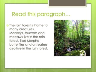 Main idea and detail powerpoint | PDF