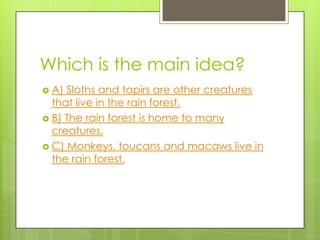 Main idea and detail powerpoint | PDF | Desktop Publishing | Computer ...