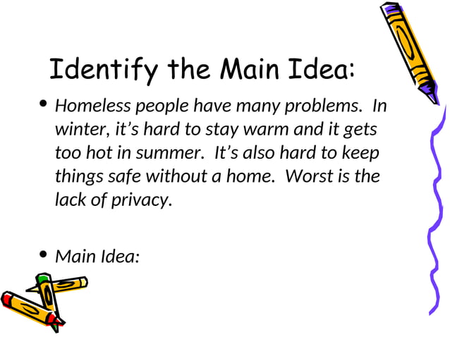 MAIN IDEA AND DETAILS for Grade 3 ELM.ppt