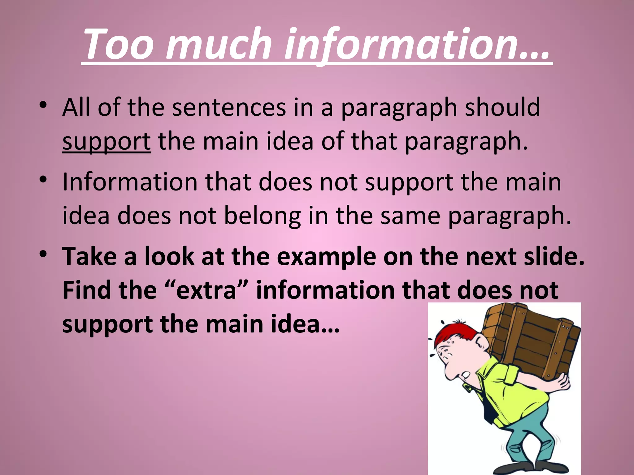 Main Idea and Supporting Details | PPT