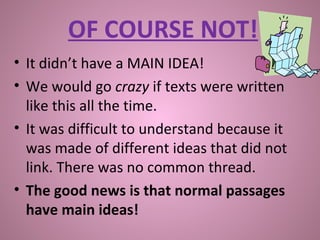 Main idea and supporting details slide | PDF