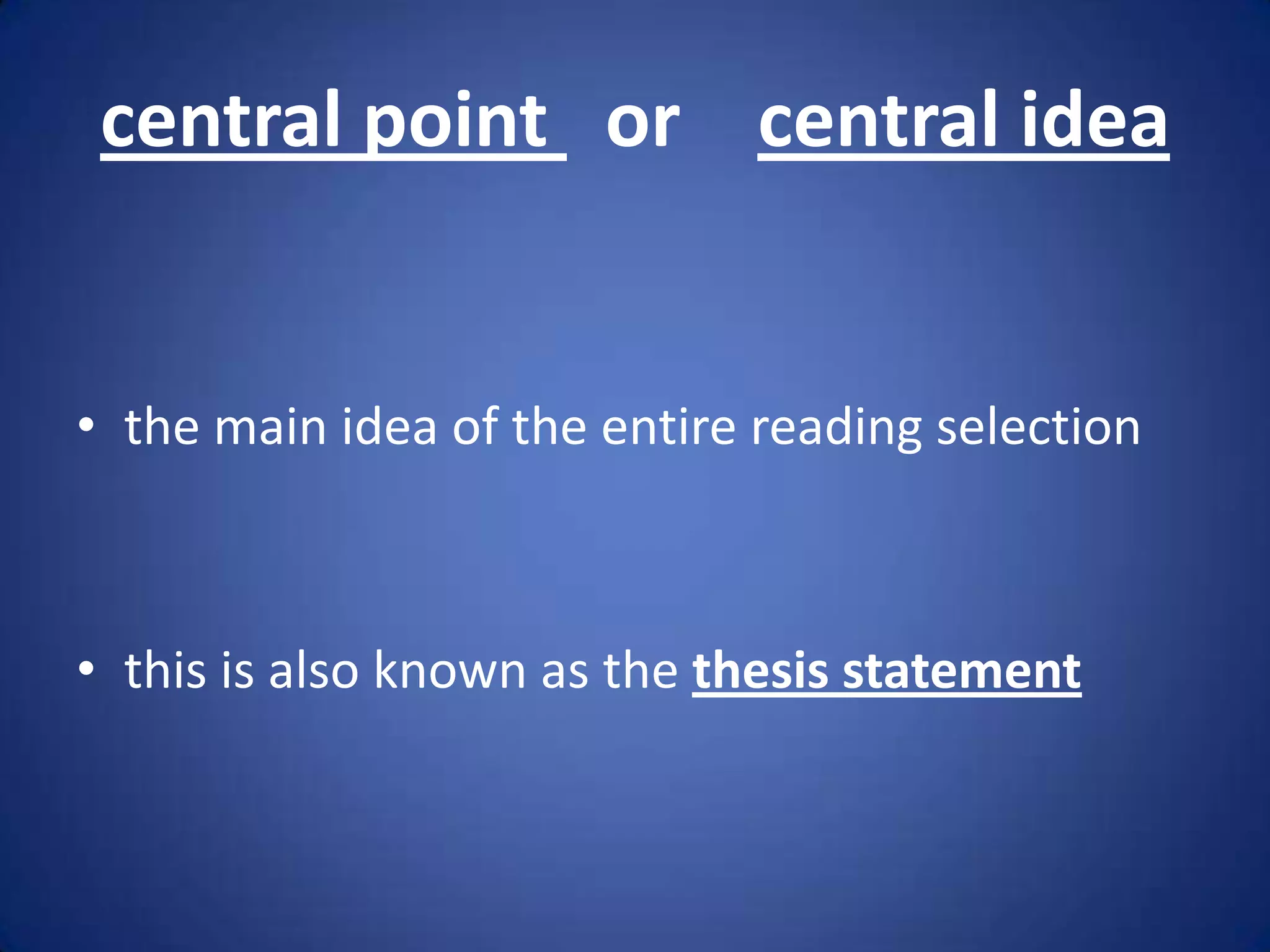 Main idea module four | PPTX