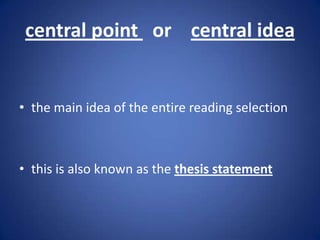 Main idea module four | PPTX