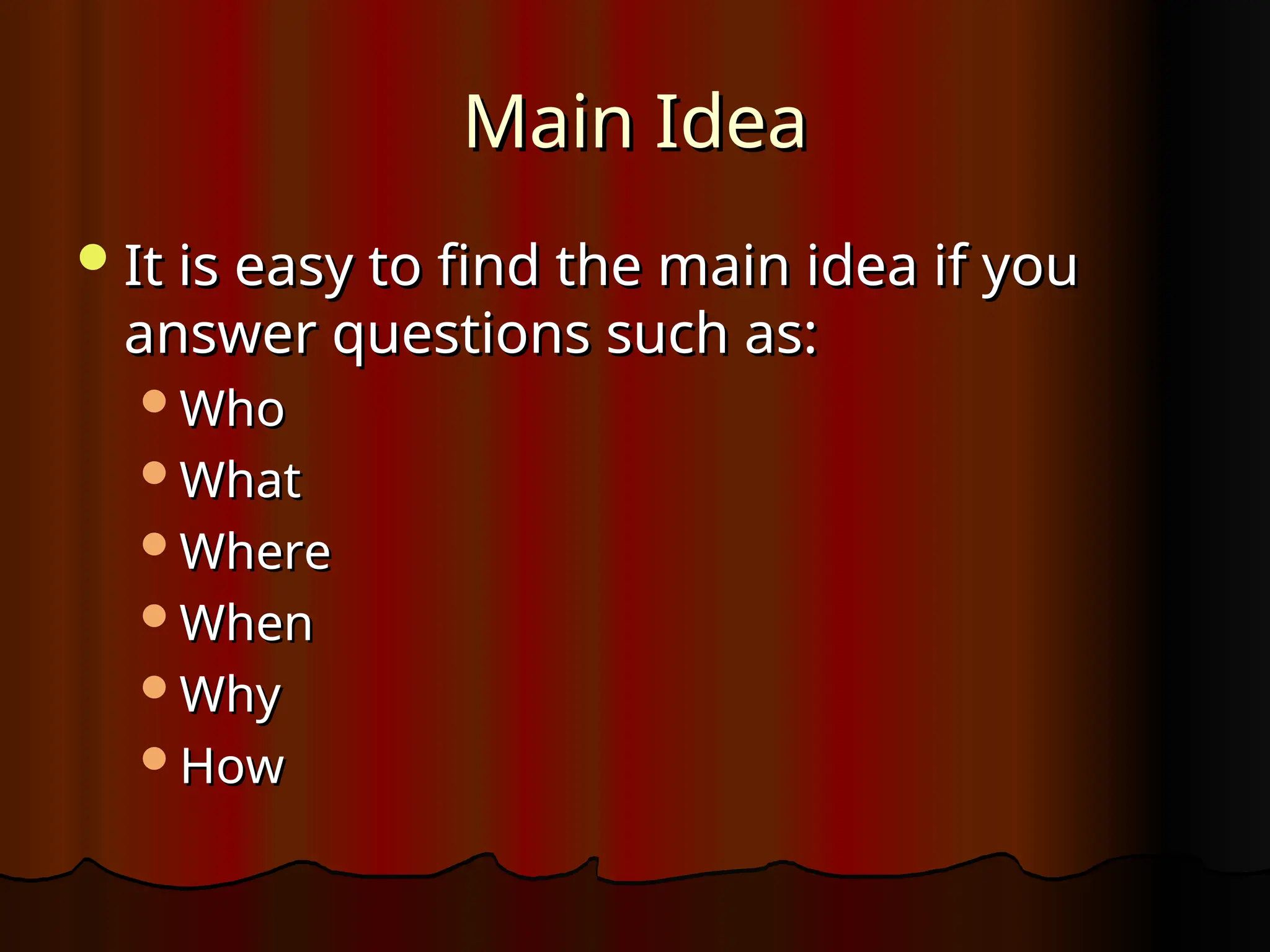 Main Idea or Central Idea PowerPoint-1.ppt | Soccer | Sports