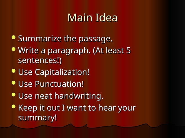 Main Idea or Central Idea PowerPoint-1.ppt | Soccer | Sports