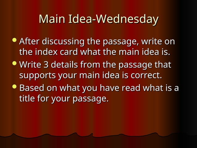Main Idea or Central Idea PowerPoint-1.ppt | Soccer | Sports