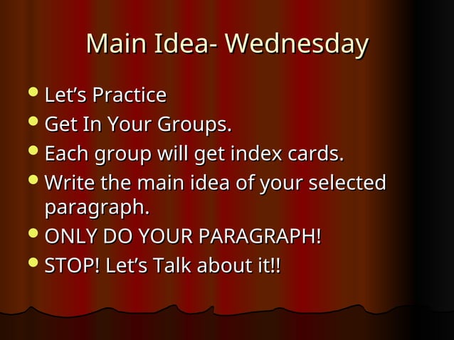 Main Idea or Central Idea PowerPoint-1.ppt | Soccer | Sports