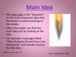 Main idea power_point | PPT