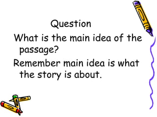 Main Idea PowerPoint.ppt fuyth h | PPT