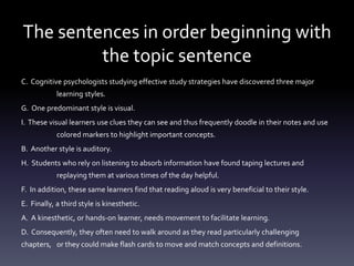 Main idea practice | PPT