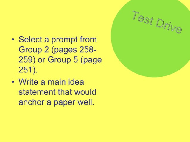 Main idea rough draft ppt | PPT