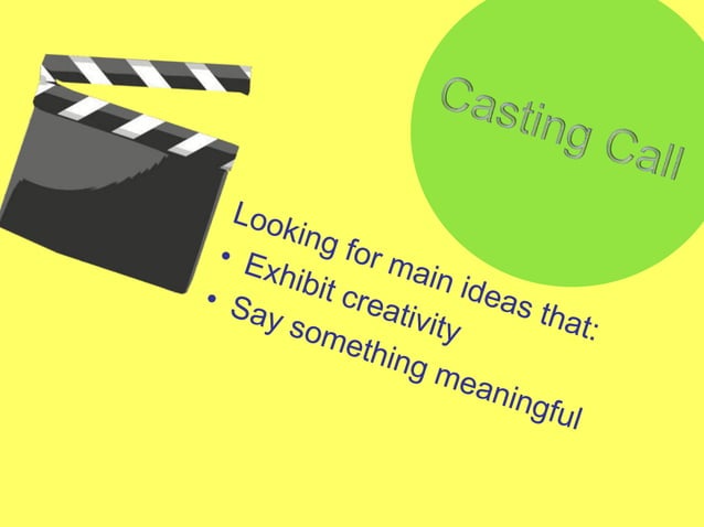 Main idea rough draft ppt | PPT