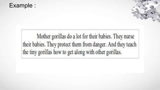 Main ideas and supporting details | PPTX