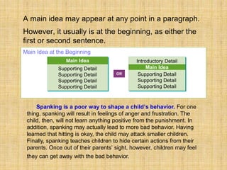 Main ideas level 4 | PPTX