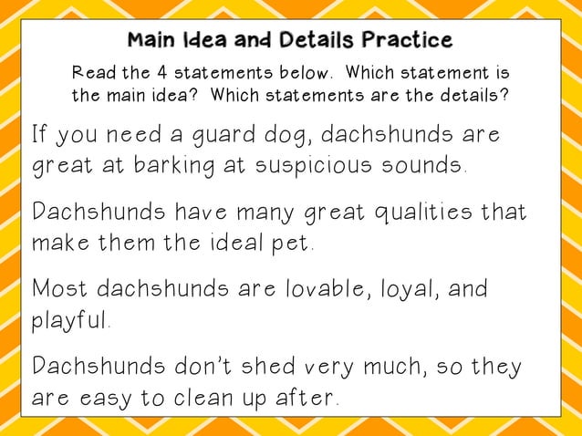 Main idea slideshow | PDF | Musical Instruments | Hobbies & Interests