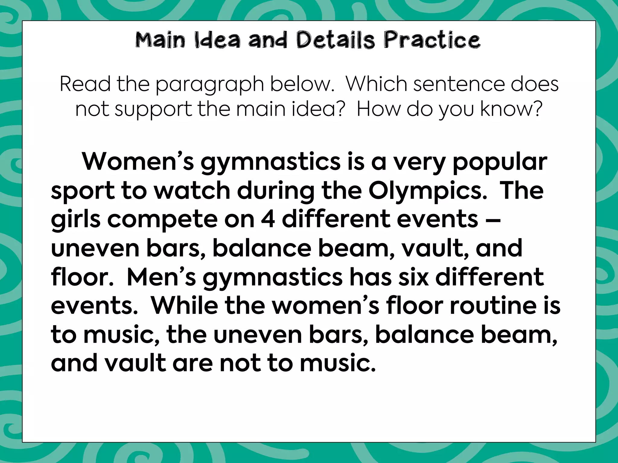 Main idea slideshow | PDF