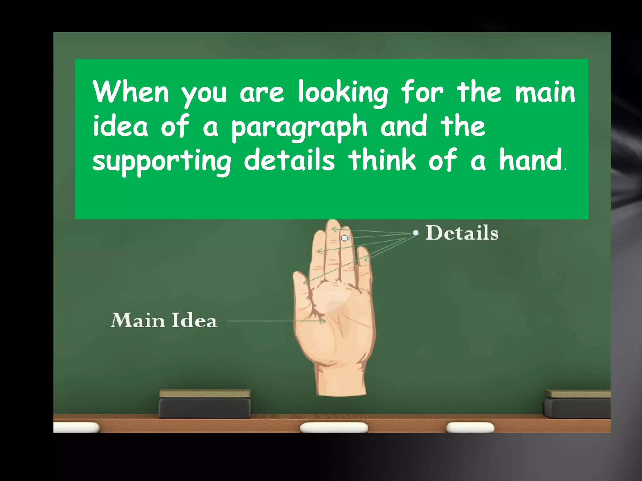 Main ideas and supporting details | PPT