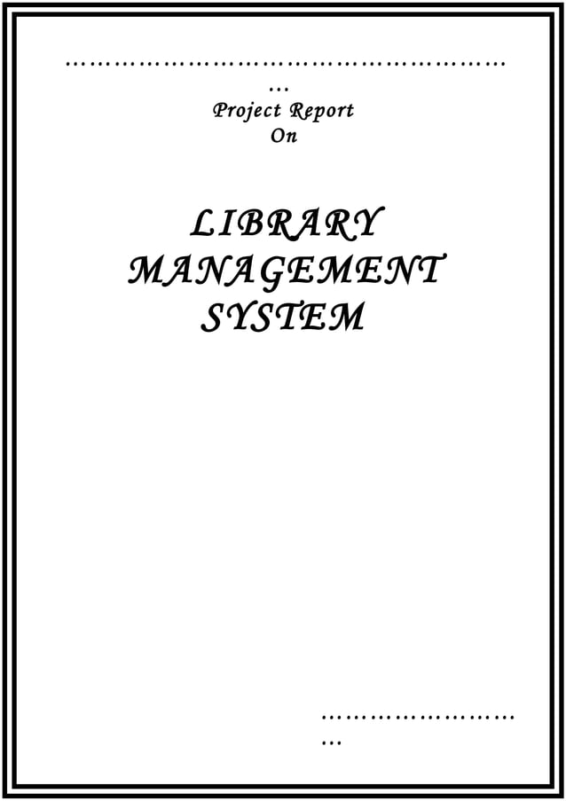 Library Management System in c++ | DOC | Programming Languages | Computing