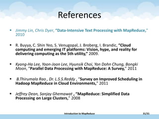 Main map reduce | PPTX