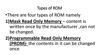 Main memory | PPT