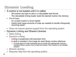 Main Memory Management in Operating System | PPTX
