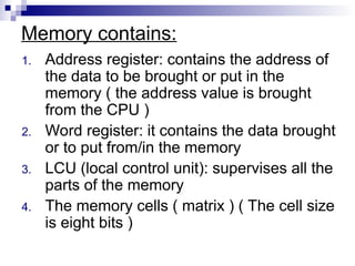 main memory- definition and technology.ppt