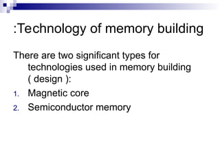 main memory- definition and technology.ppt