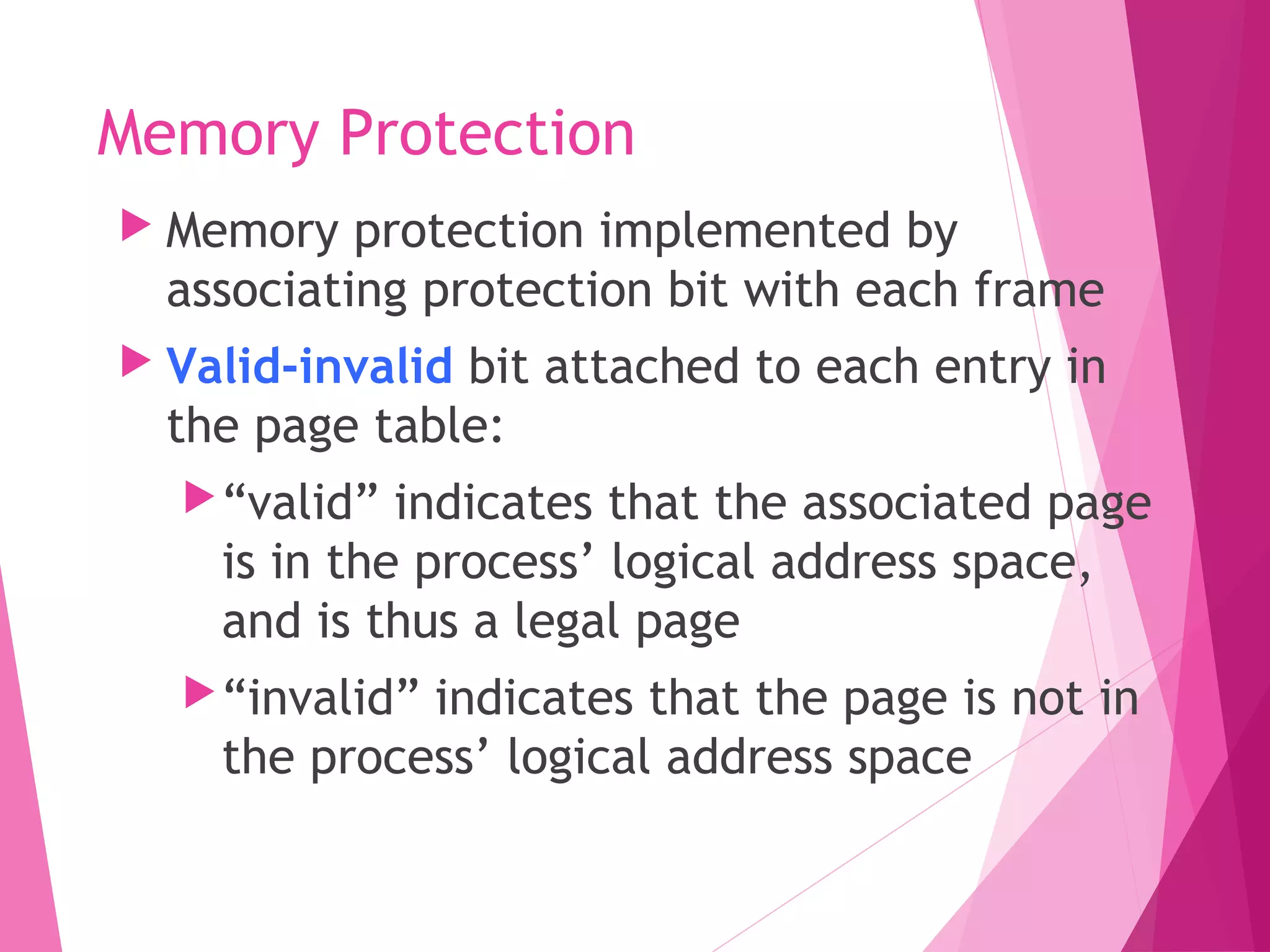 Main memory os - prashant odhavani- 160920107003 | PPT | Operating Systems | Computer Software ...
