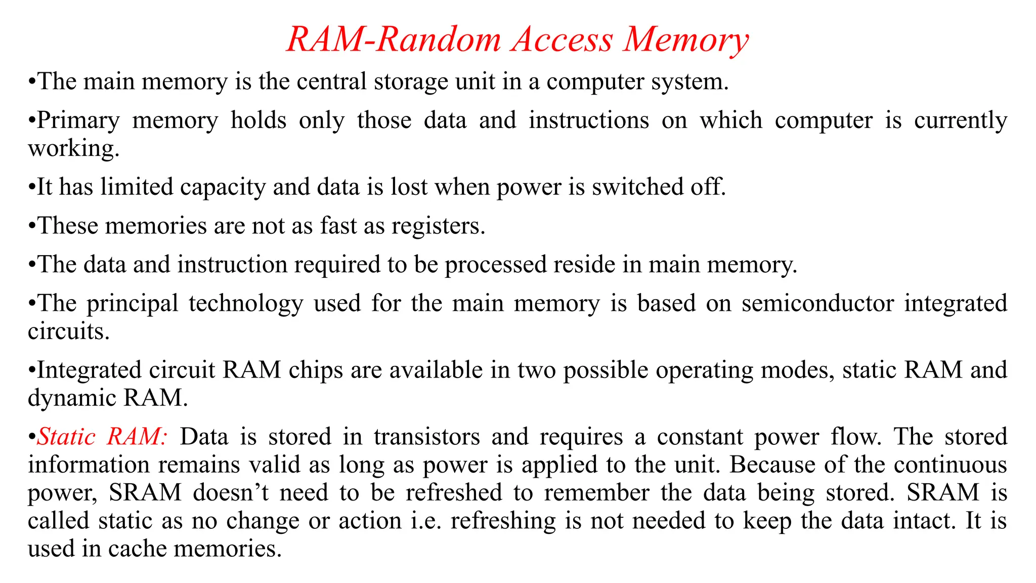 Main Memory-Ramdom Access Memory in COA.pptx