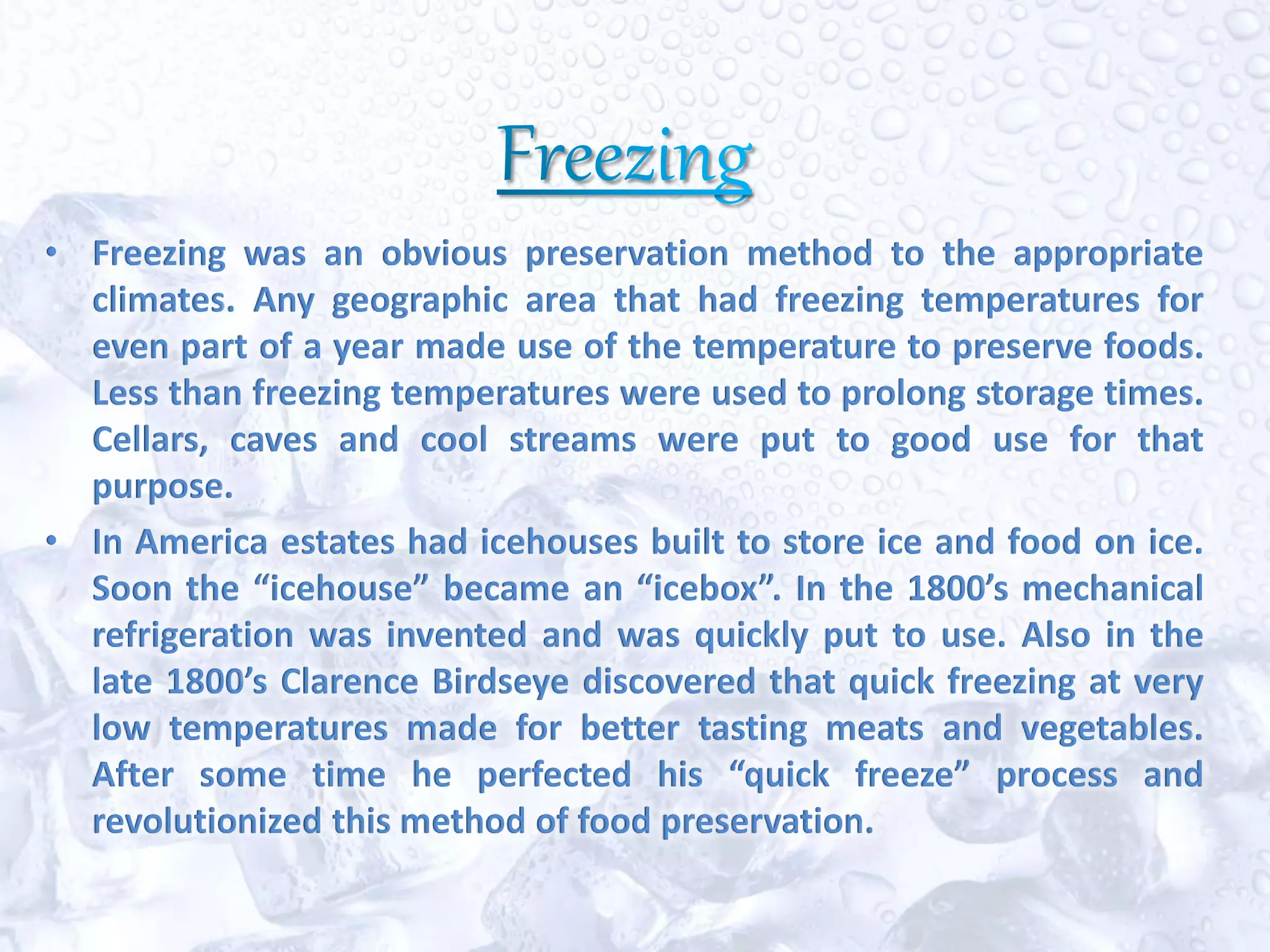 ANCIENT METHODS OF FOOD PRESERVATION | PPTX