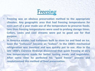 ANCIENT METHODS OF FOOD PRESERVATION | PPTX