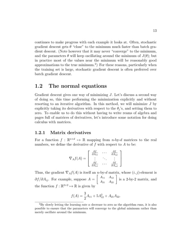 machine learning notes by Andrew Ng and Tengyu Ma | PDF