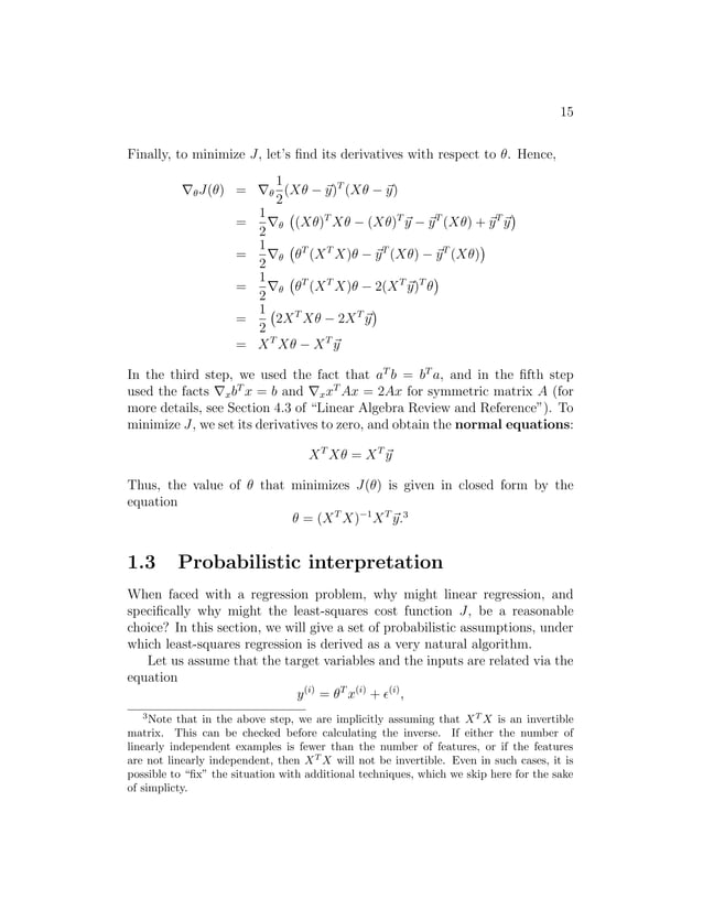 machine learning notes by Andrew Ng and Tengyu Ma | PDF