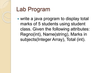 Java Notes | PPT