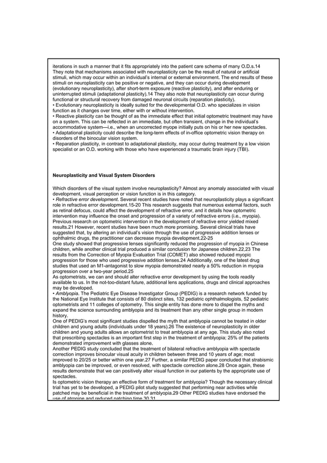 Neuroplasticity: Teaching the Old Brain New ricks | PDF