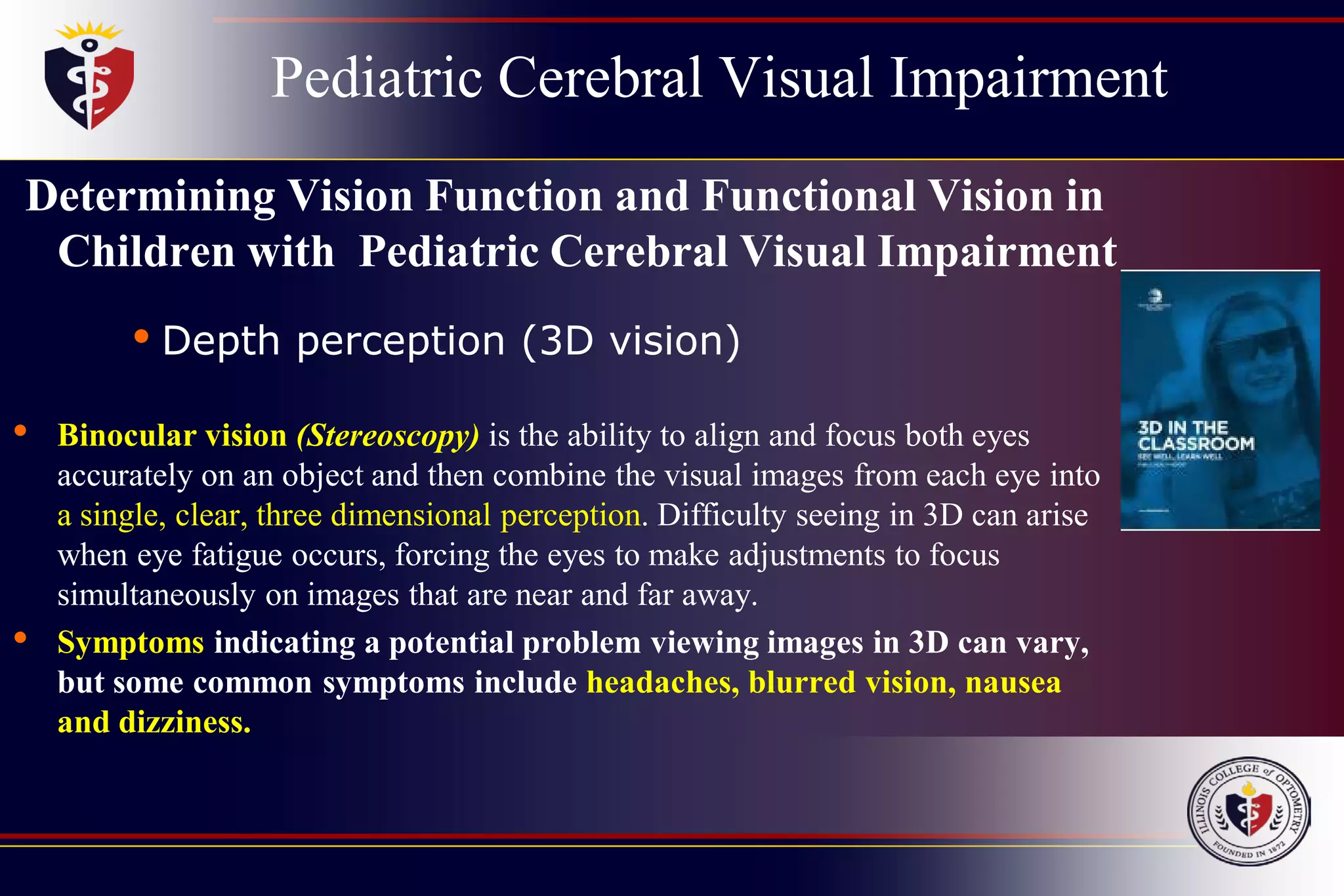 American Conference on Pediatric Cerebral Visual Impairment | PDF