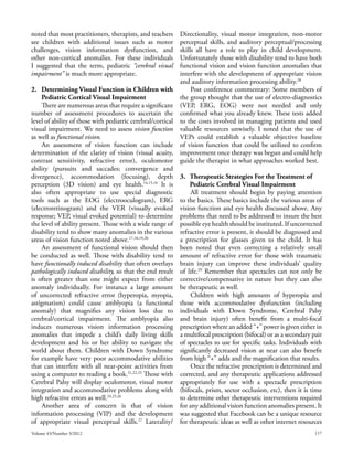Pediatric Cerebral Visual Impairment | PDF