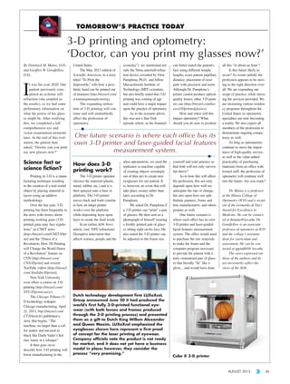3D Printing and Optometry | PDF