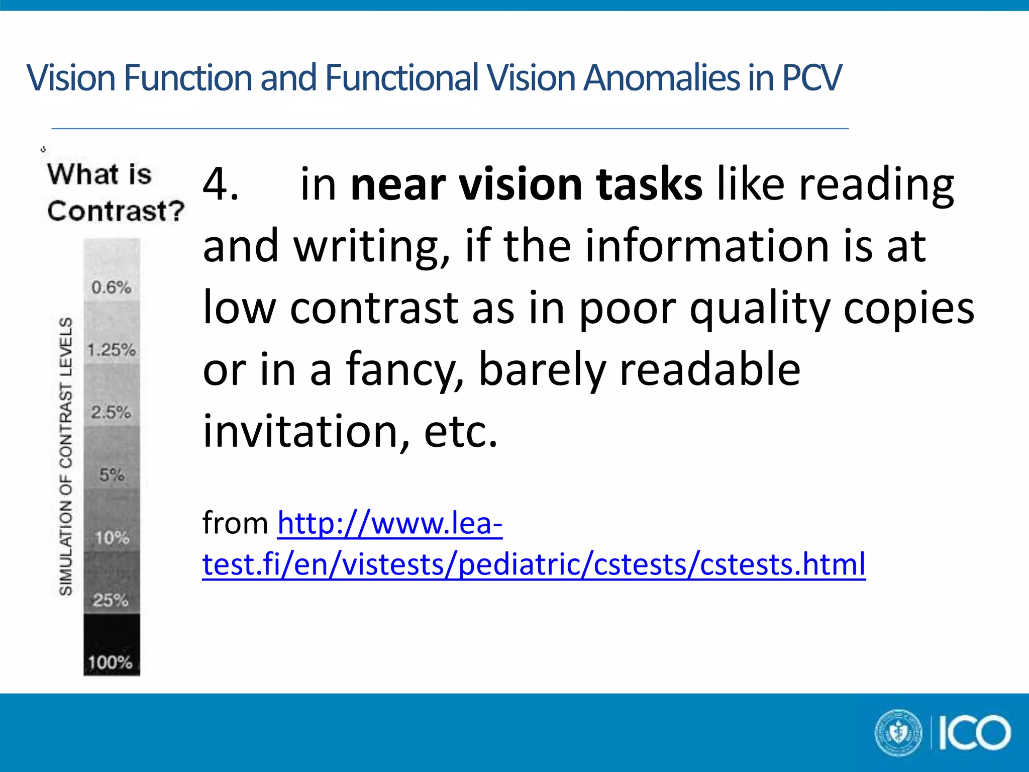 Diagnosis and Therapeutic Intervention of Vision Function and ...