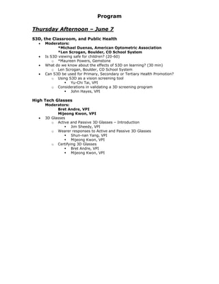 Vision Performance Institute, Where Science Meets the Clinician: The ...