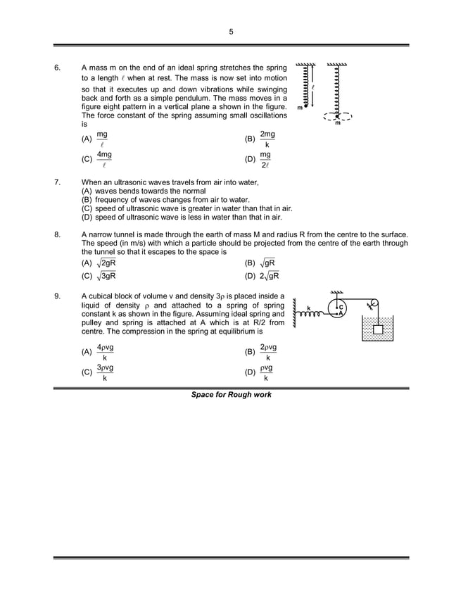 IIT- JEE Main 2016 Sample Paper-2 | PDF