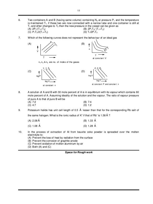 IIT - JEE Main 2016 Sample Paper -4