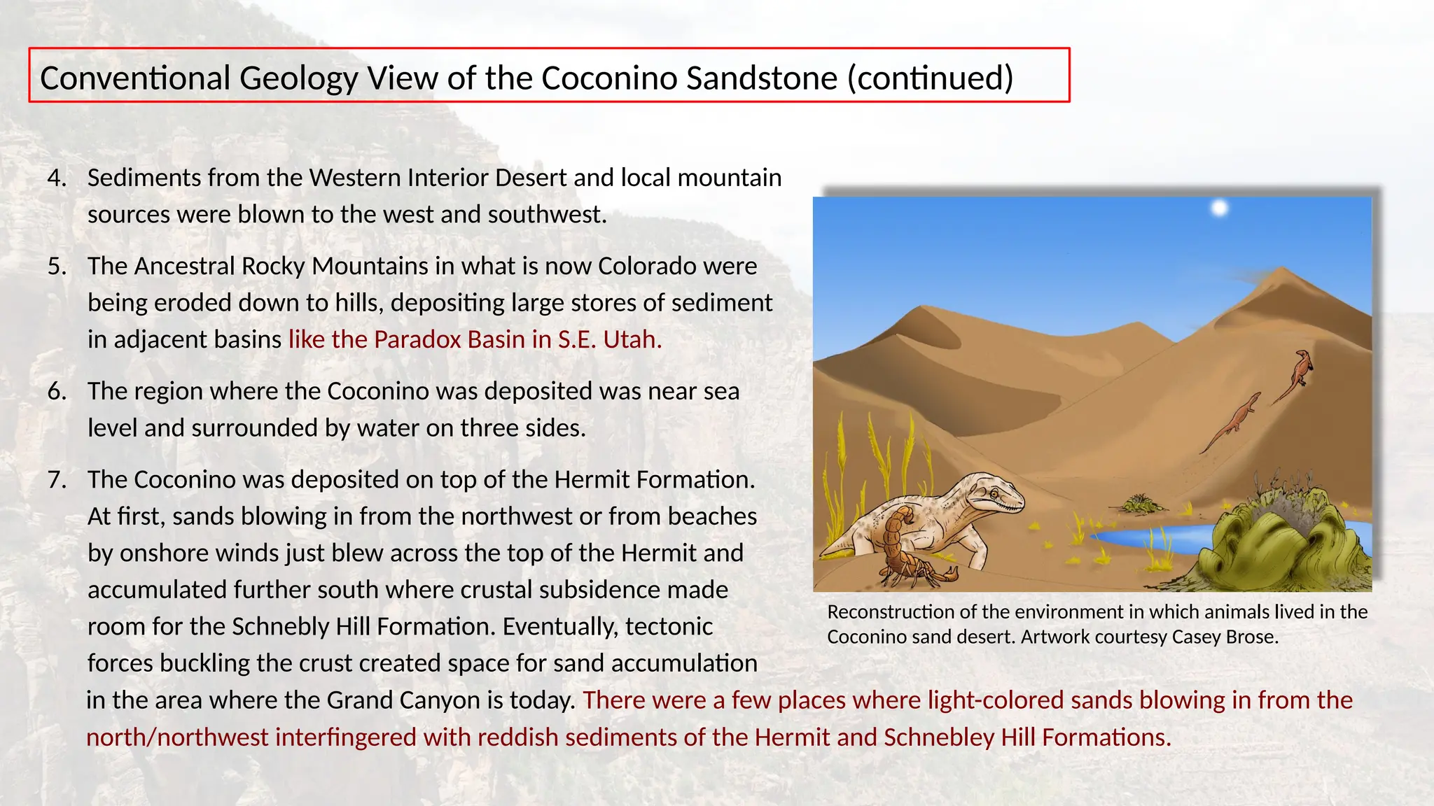 Main points - Flood Geology and Conventional Geology Face Off Over the ...