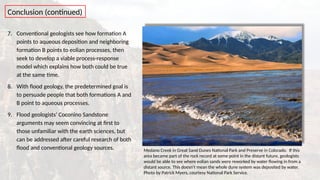 Main points - Flood Geology and Conventional Geology Face Off Over the ...