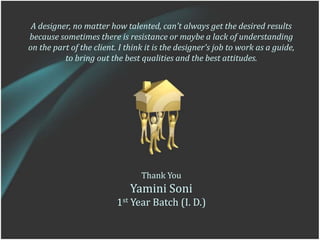 Dealing with Client ( A Relationship between client and interior ...